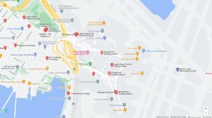 Parking at Logan Airport map and prices Long and Short term