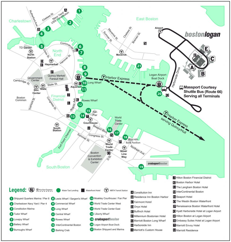 Transportation in Boston Airport Logan